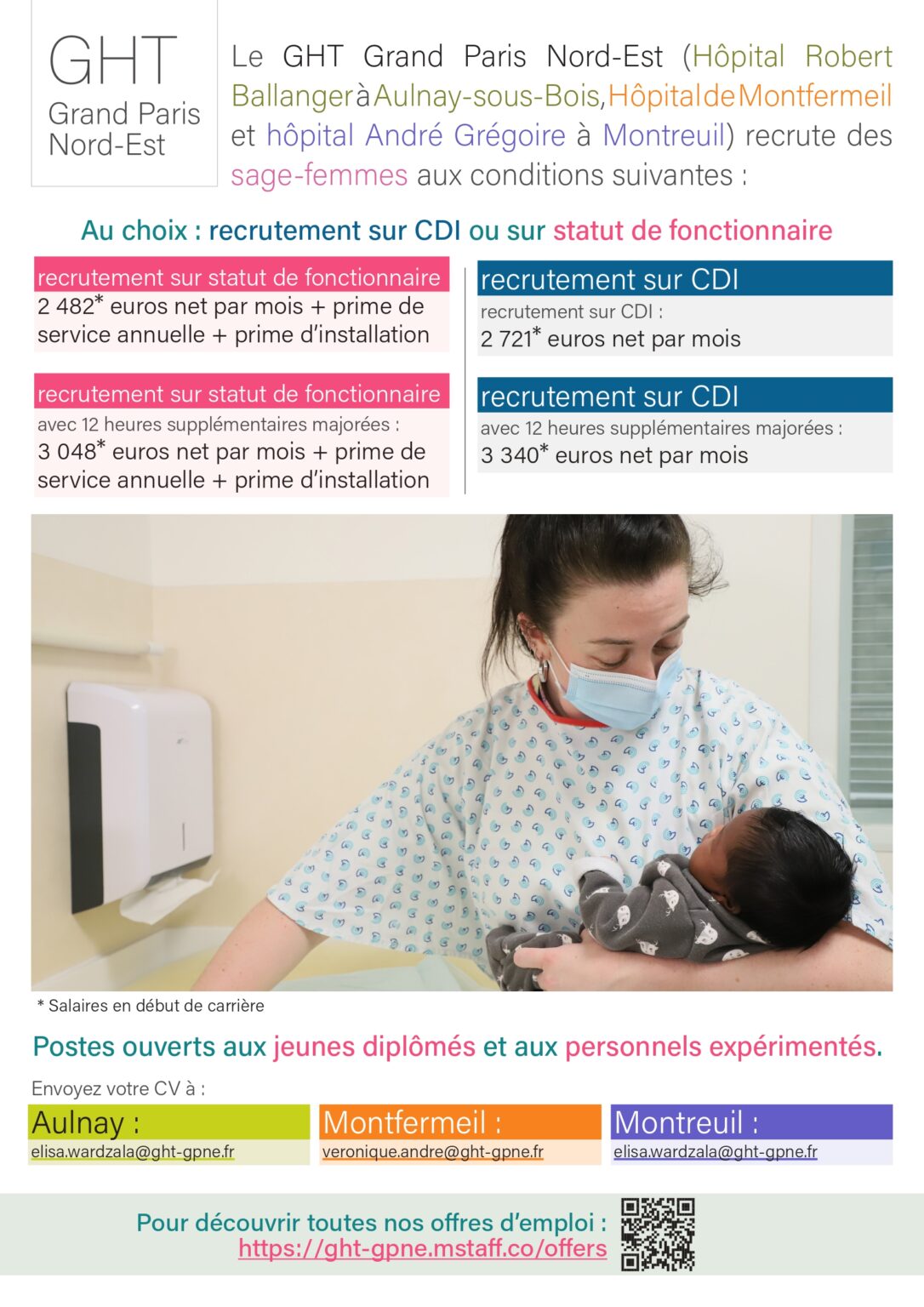 Recrutement actif : rejoignez les équipes du GHT GPNE ! - GHT GPNE